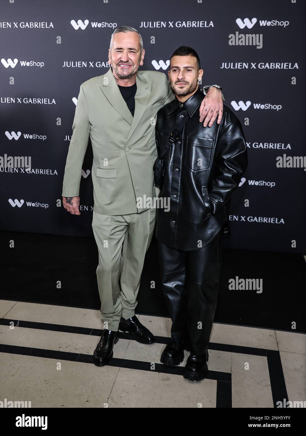 London, UK. 19th Feb, 2023. DJ Fat Tony and Stavros Agapiou attend the ...