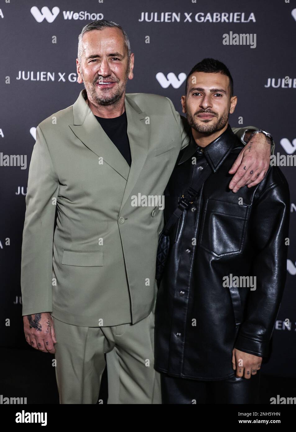 London, UK. 19th Feb, 2023. DJ Fat Tony and Stavros Agapiou attend the ...