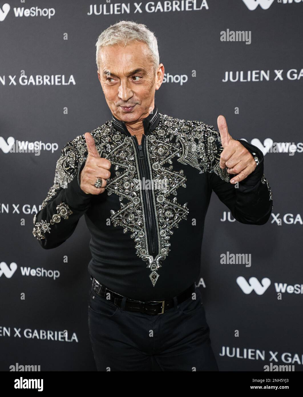London, UK. 19th Feb, 2023. Bruno Tonioli attends the Julien Macdonald ...