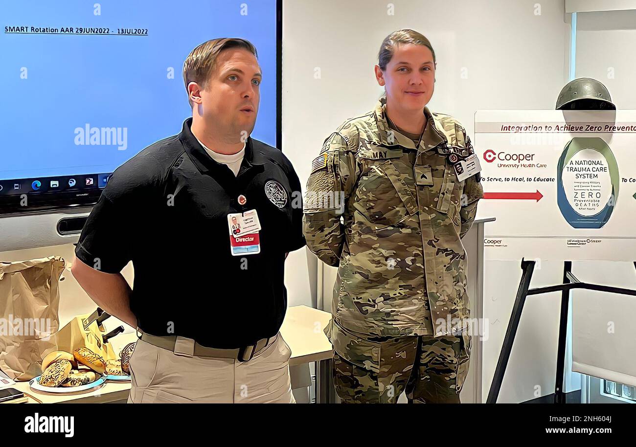 U.S. Army MEDDAC- Fort Stewart Corporal Amanda May receives a commendation, in July 18, for her ...
