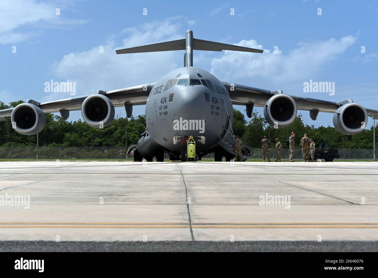 A C-17 Globemaster III assigned to the 621st Contingency Response Wing ...
