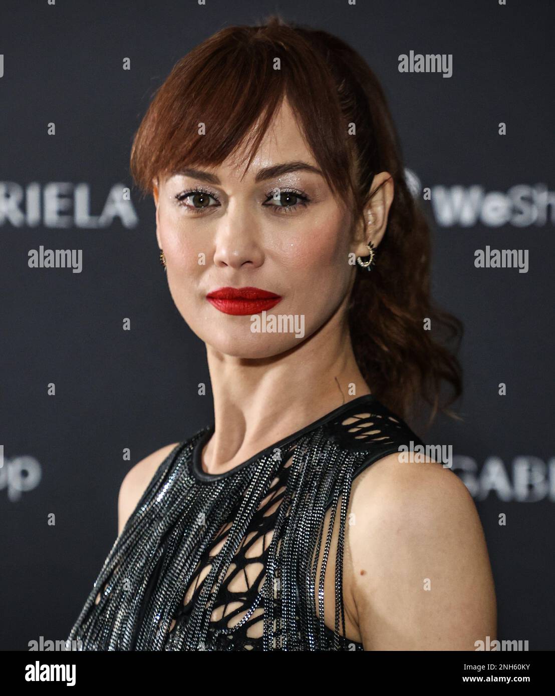 London, UK. 19th Feb, 2023. Olga Kurylenko attends the Julien Macdonald ...