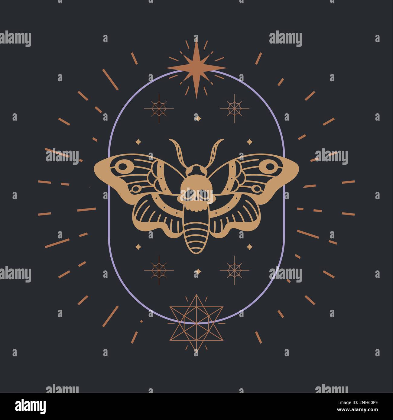 butterfly alchemy sketch style icon Stock Vector Image & Art - Alamy