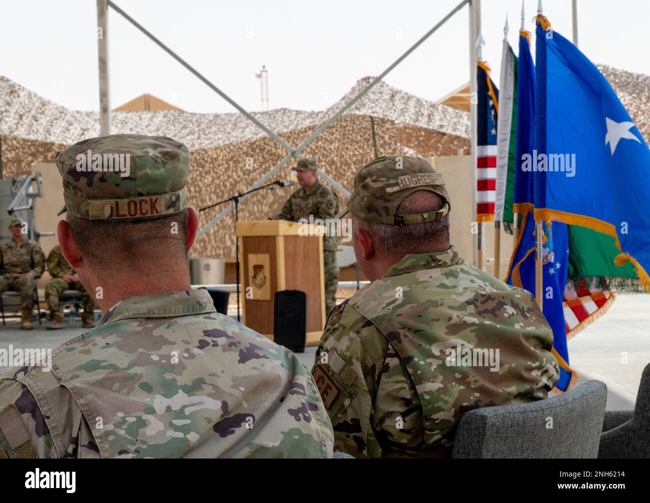U.S. Air Force Lt. Col. Jeremy Lock, the incoming 378th Expeditionary ...