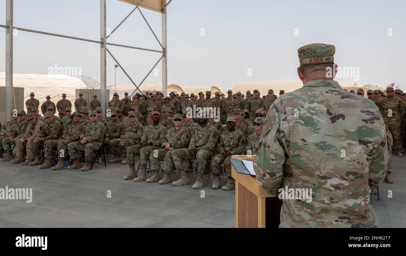 U.S. Air Force Lt. Col. Jeremy Lock, the 378th Expeditionary Civil ...