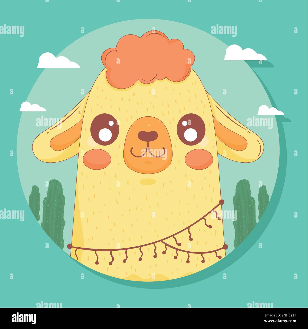 Lama in circle hi-res stock photography and images - Alamy