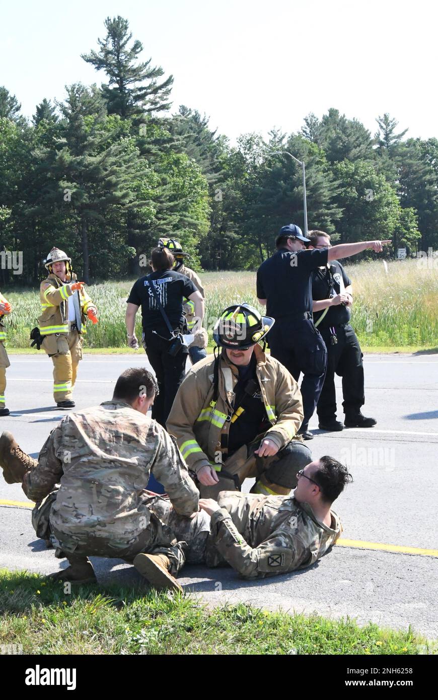 Full scale emergency response exercise hi-res stock photography and ...