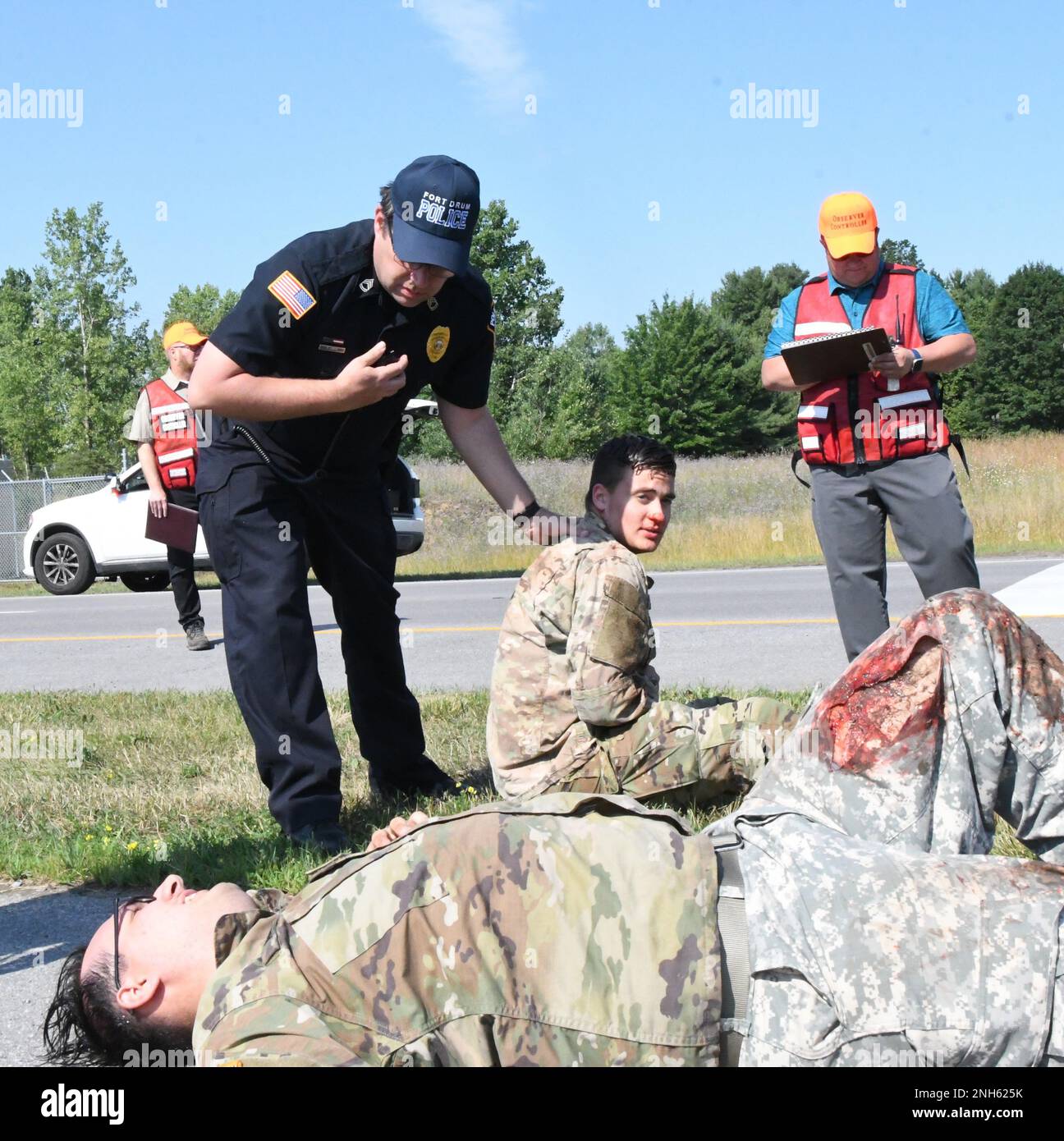 The annual full-scale exercise at Fort Drum tested the emergency ...