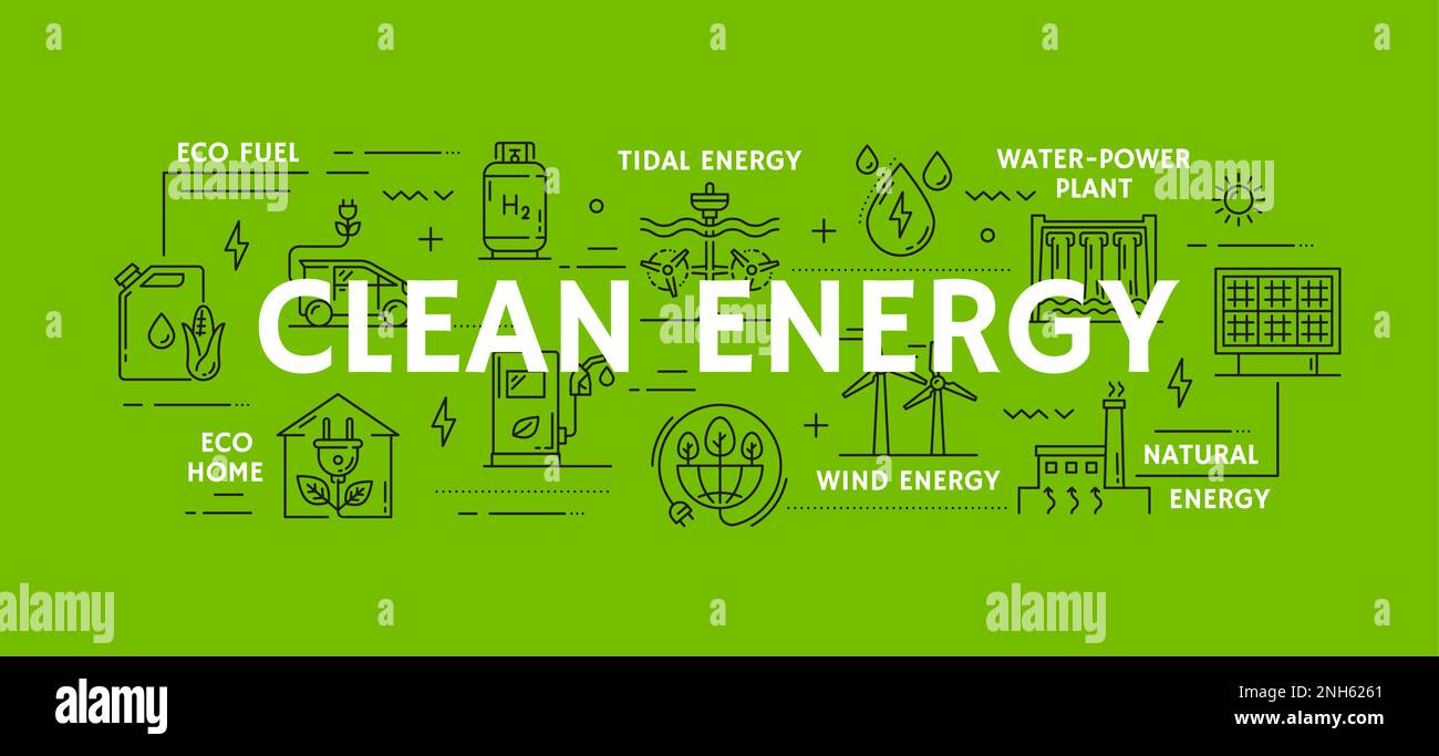 Clean energy concept. Battery cell, renewable fuel industry ...