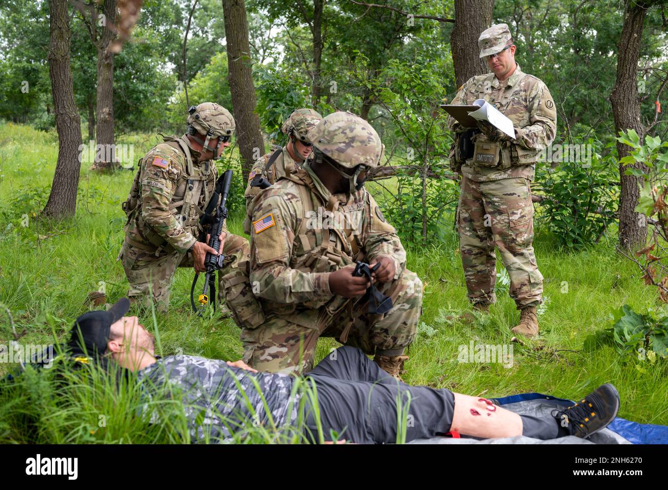 Sgt. William Sievers, an observer coach/trainer for the 4th Cavalry ...