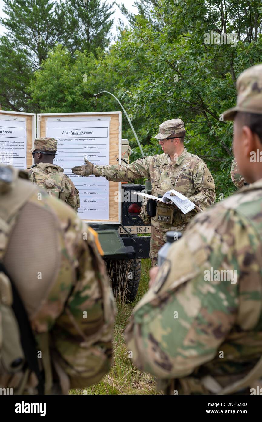 Sgt. William Sievers, an observer coach/trainer for the 4th Cavalry ...