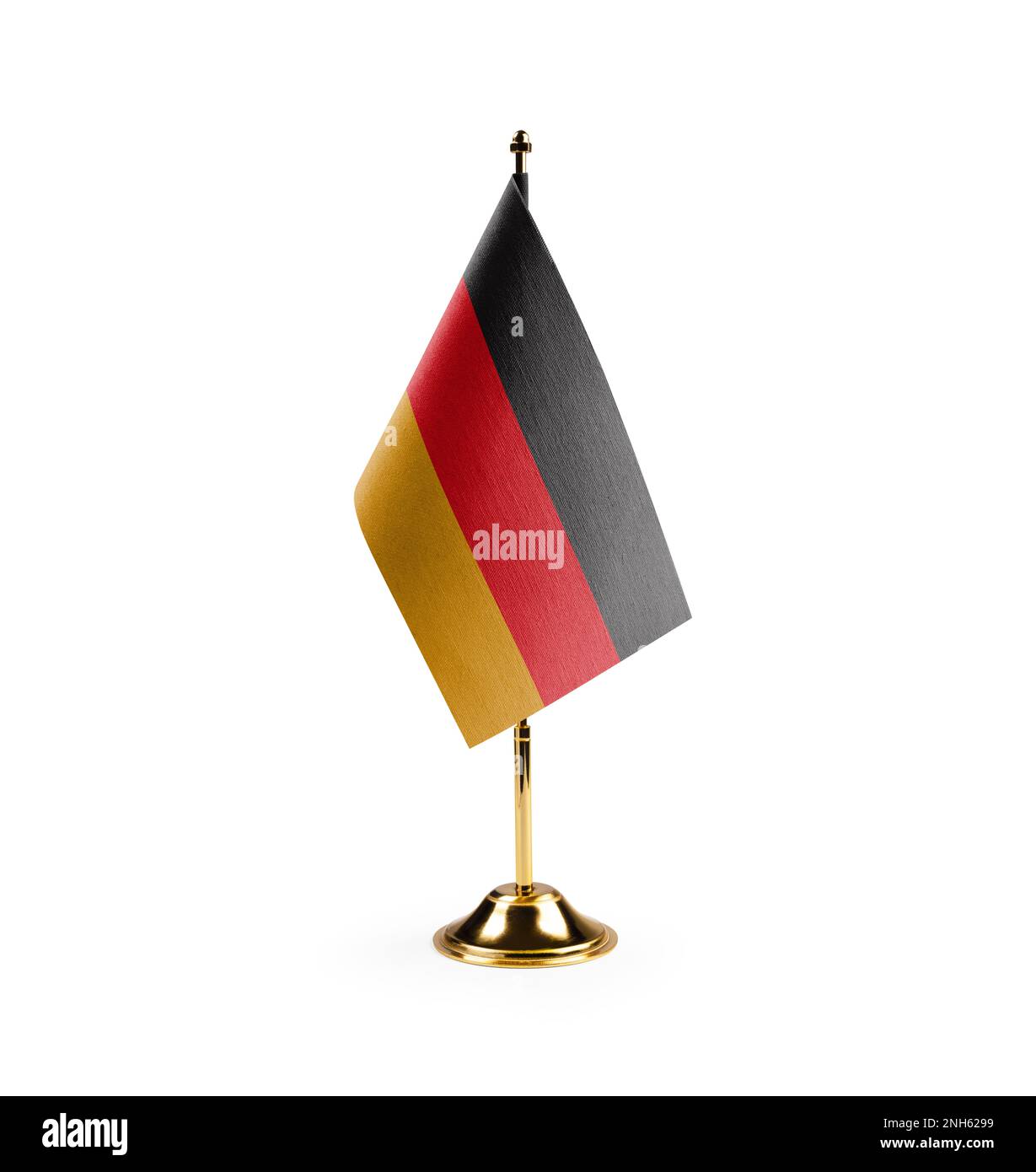 Small national flags of the Germany on a white background Stock Photo ...