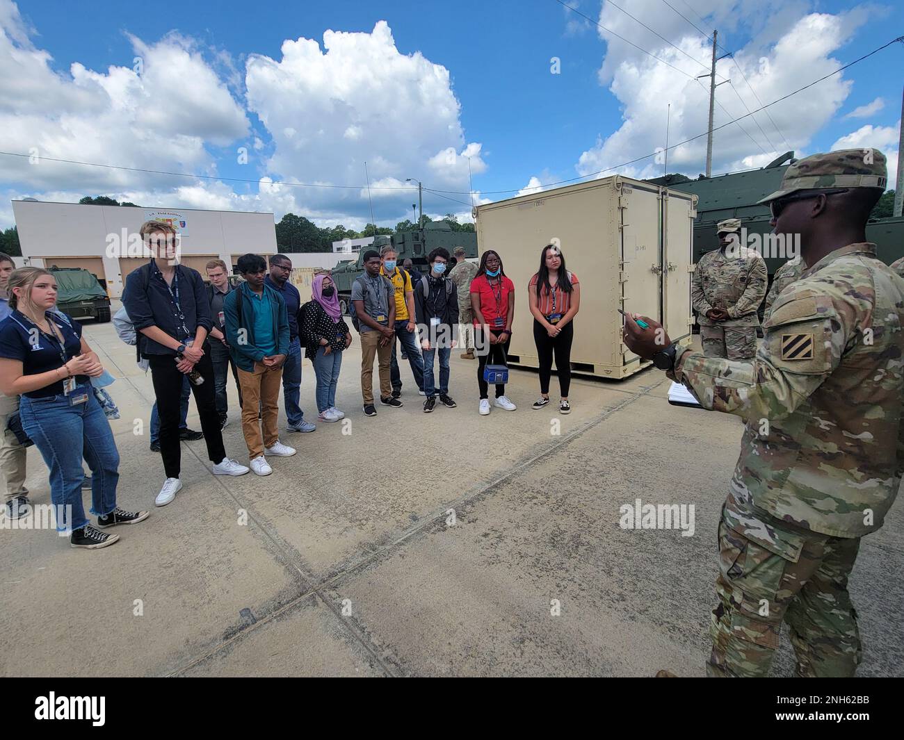 Second Lt. Sam Davis, a fire direction officer chief assigned to the ...