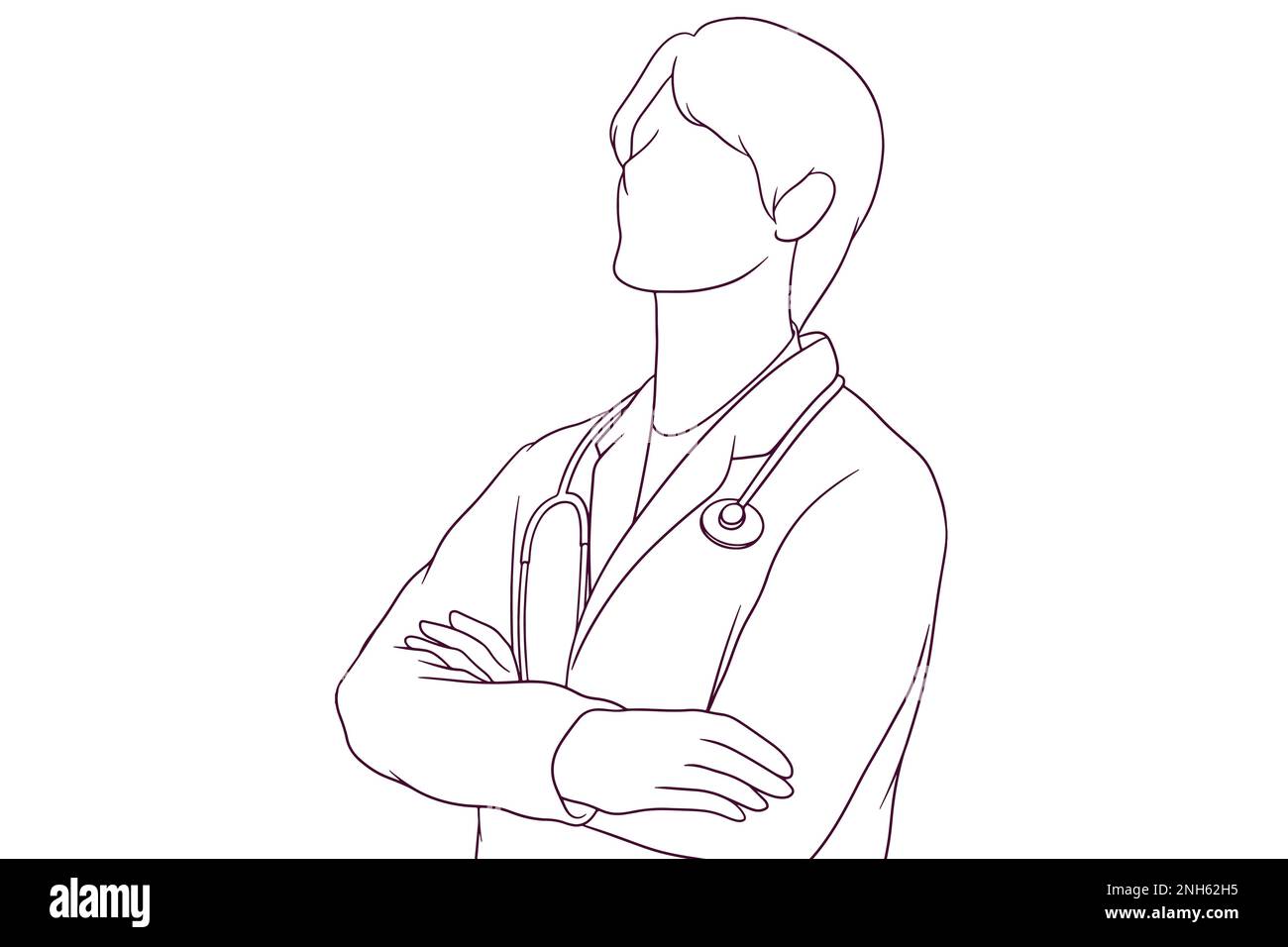 Stands focused Stock Vector Images - Alamy