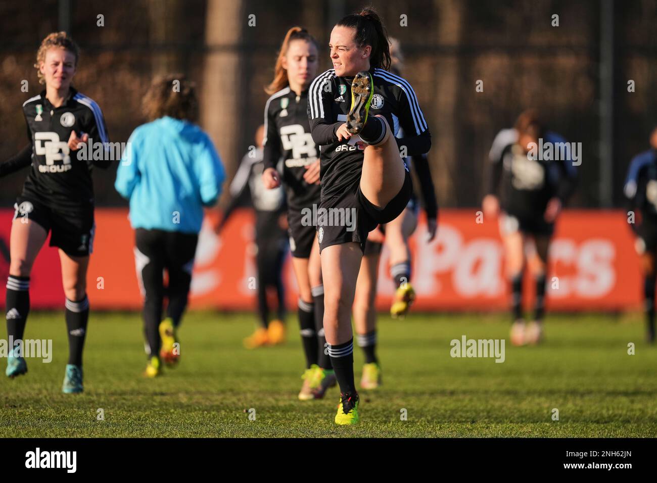 Rotterdam - (l-r) Annouk Boshuizen of Feyenoord V1 during the training ...