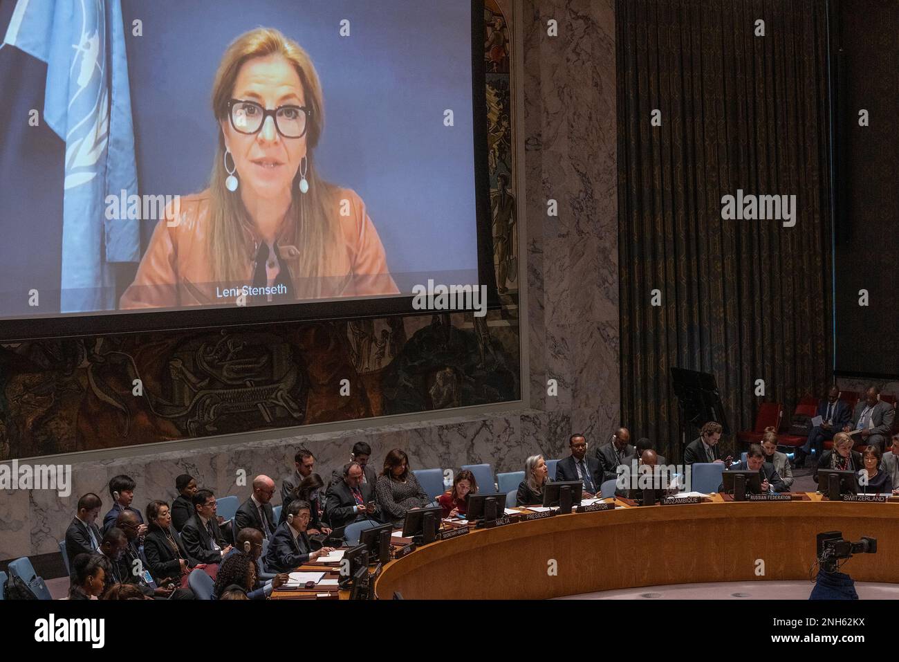 New York, New York, USA. 20th Feb, 2023. Leni Stenseth, Deputy ...