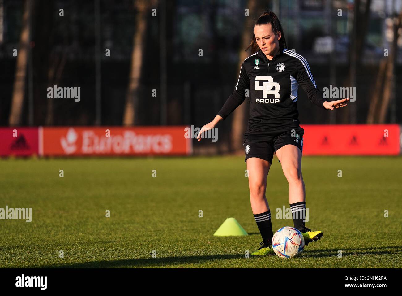 Rotterdam - (l-r) Annouk Boshuizen of Feyenoord V1 during the training ...