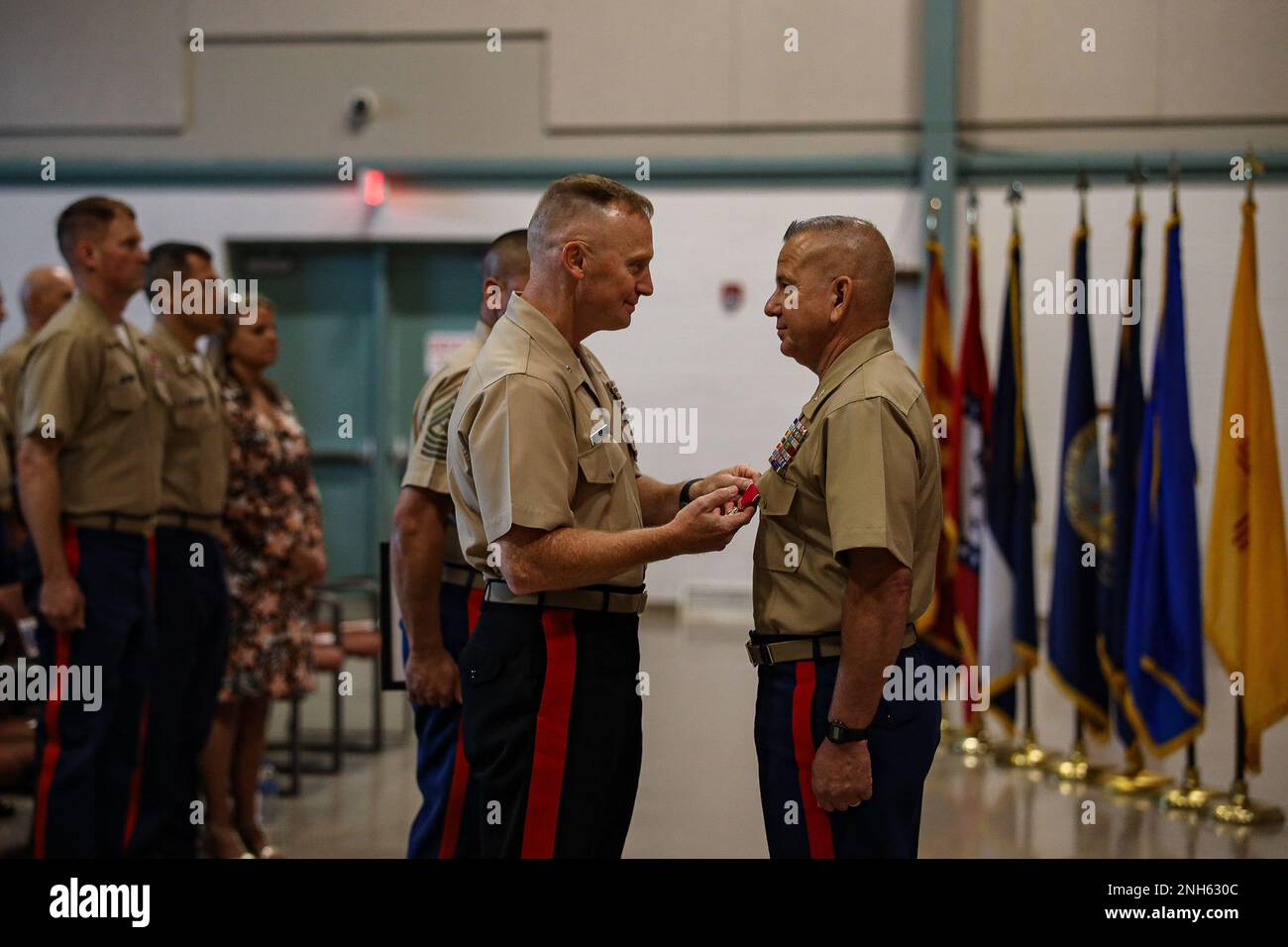 U.S. Marine Corps Brig. Gen. Jason Morris, Commanding General of Marine ...