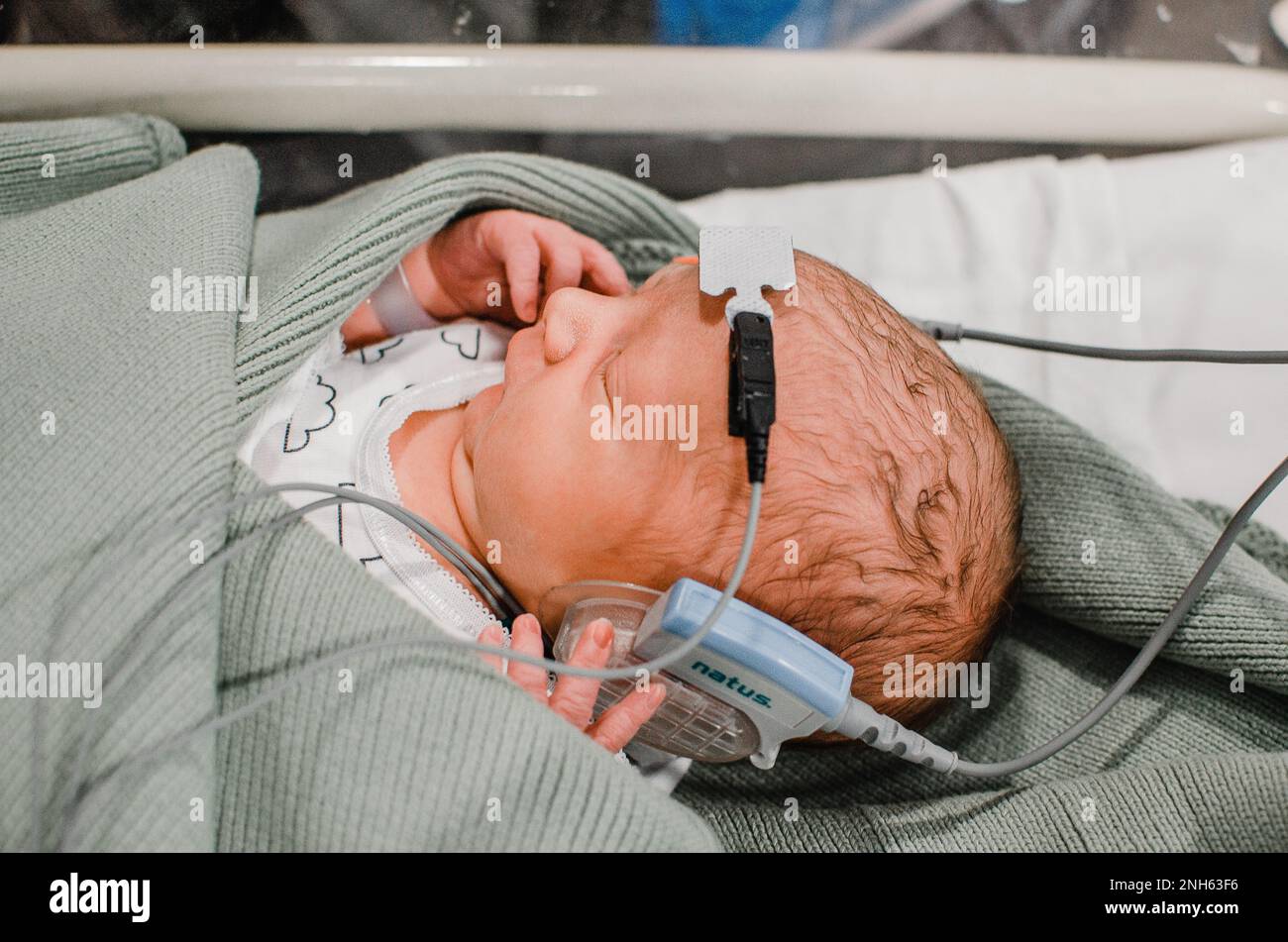 newborn hearing screen Stock Photo - Alamy