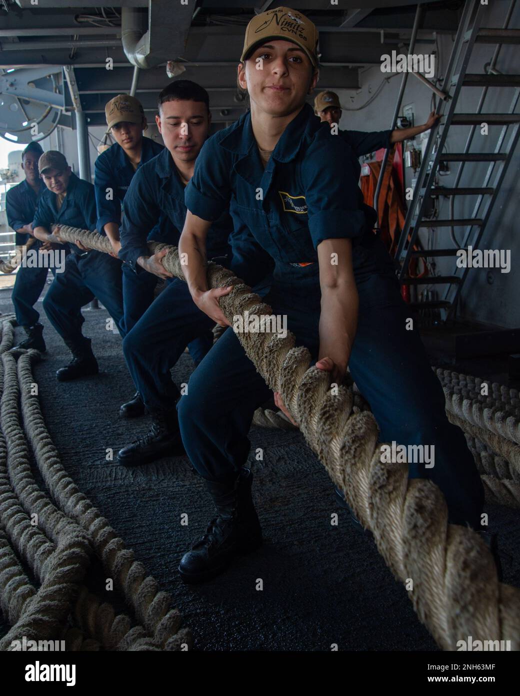220719-N-NX635-1025 PACIFIC OCEAN (July 19, 2022) Seaman Amy Shivaee ...