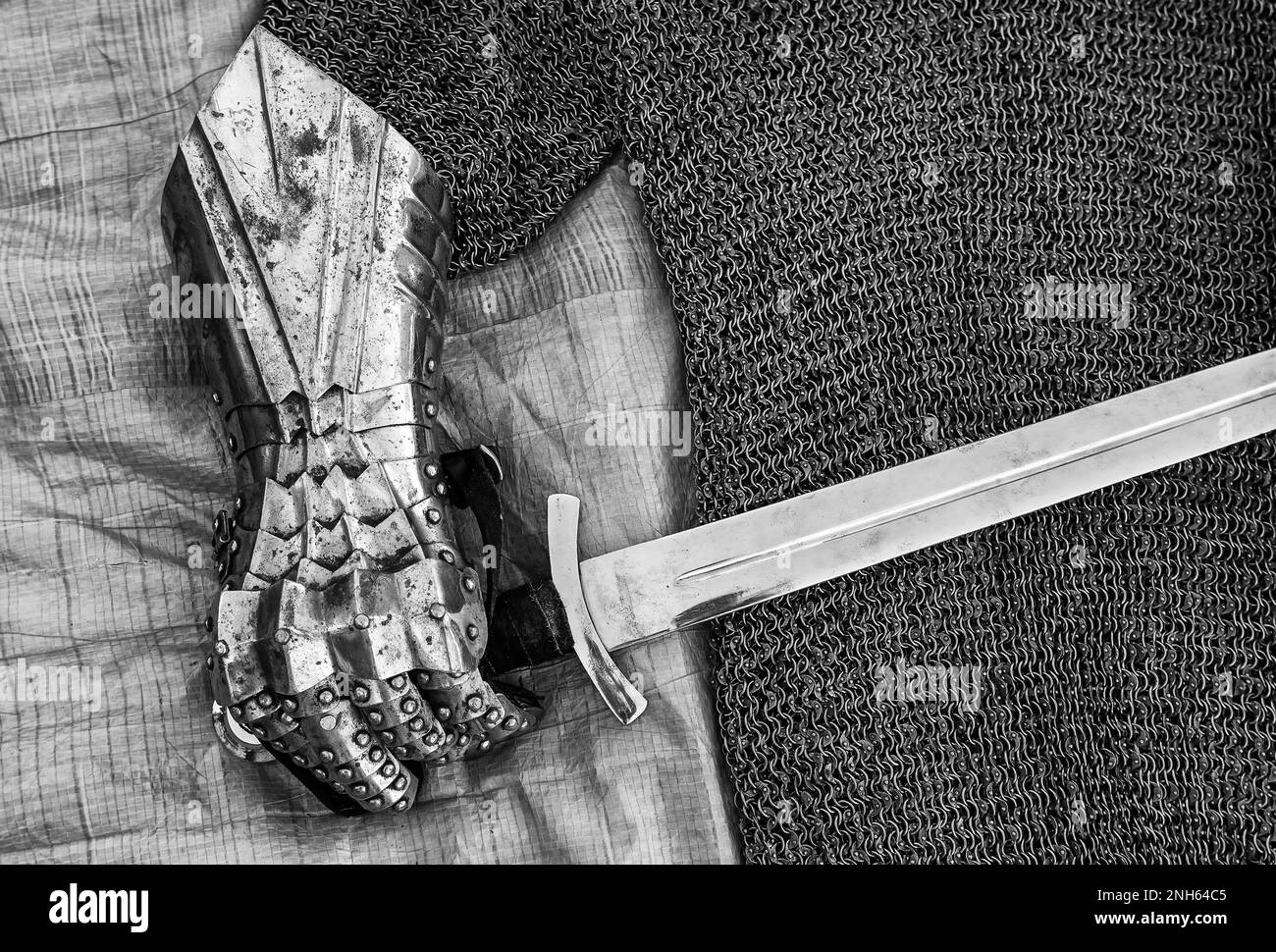 Ancient soldier equipment Black and White Stock Photos & Images - Alamy
