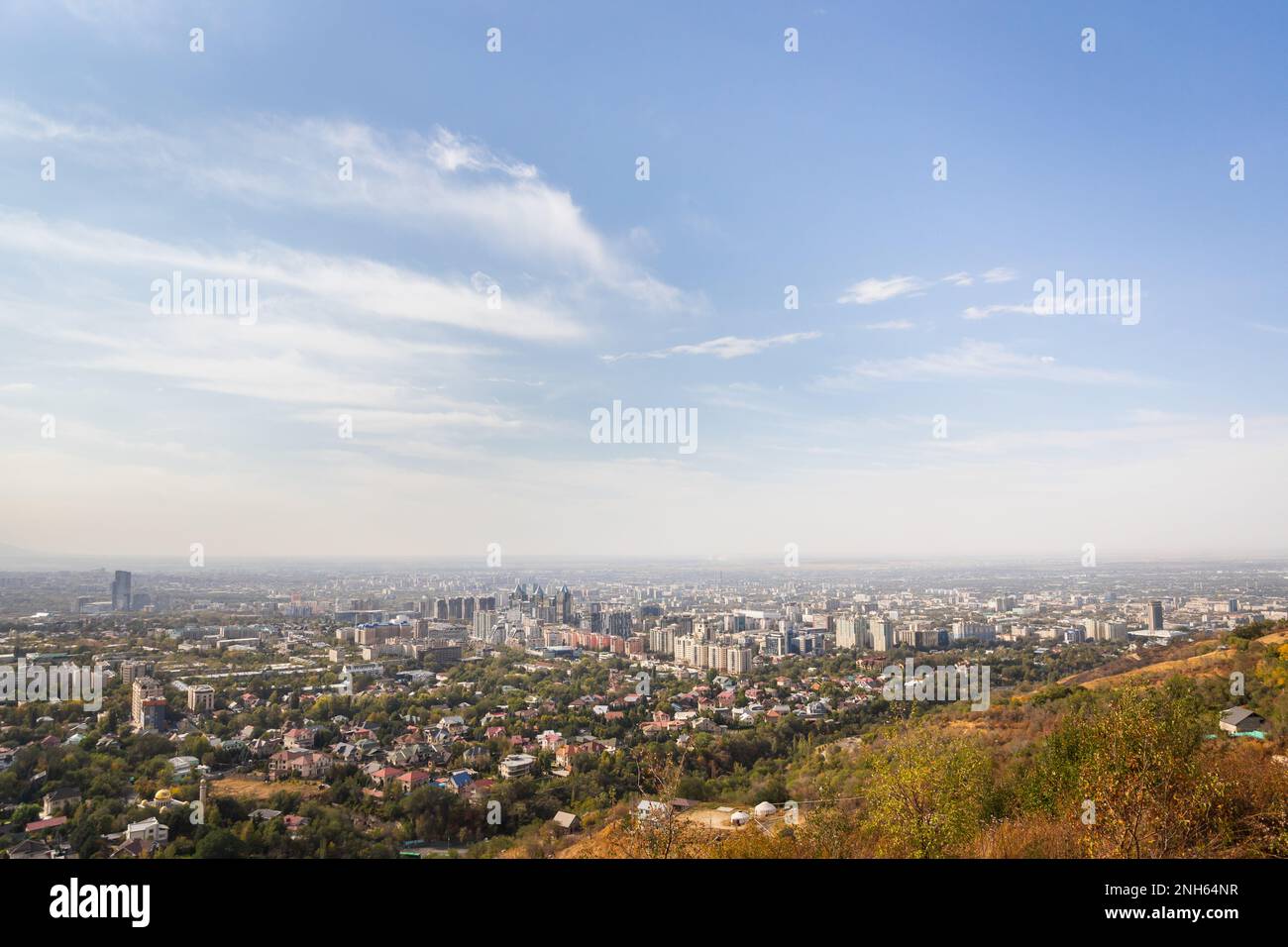 Aerial view kok tobe hill hi-res stock photography and images - Alamy
