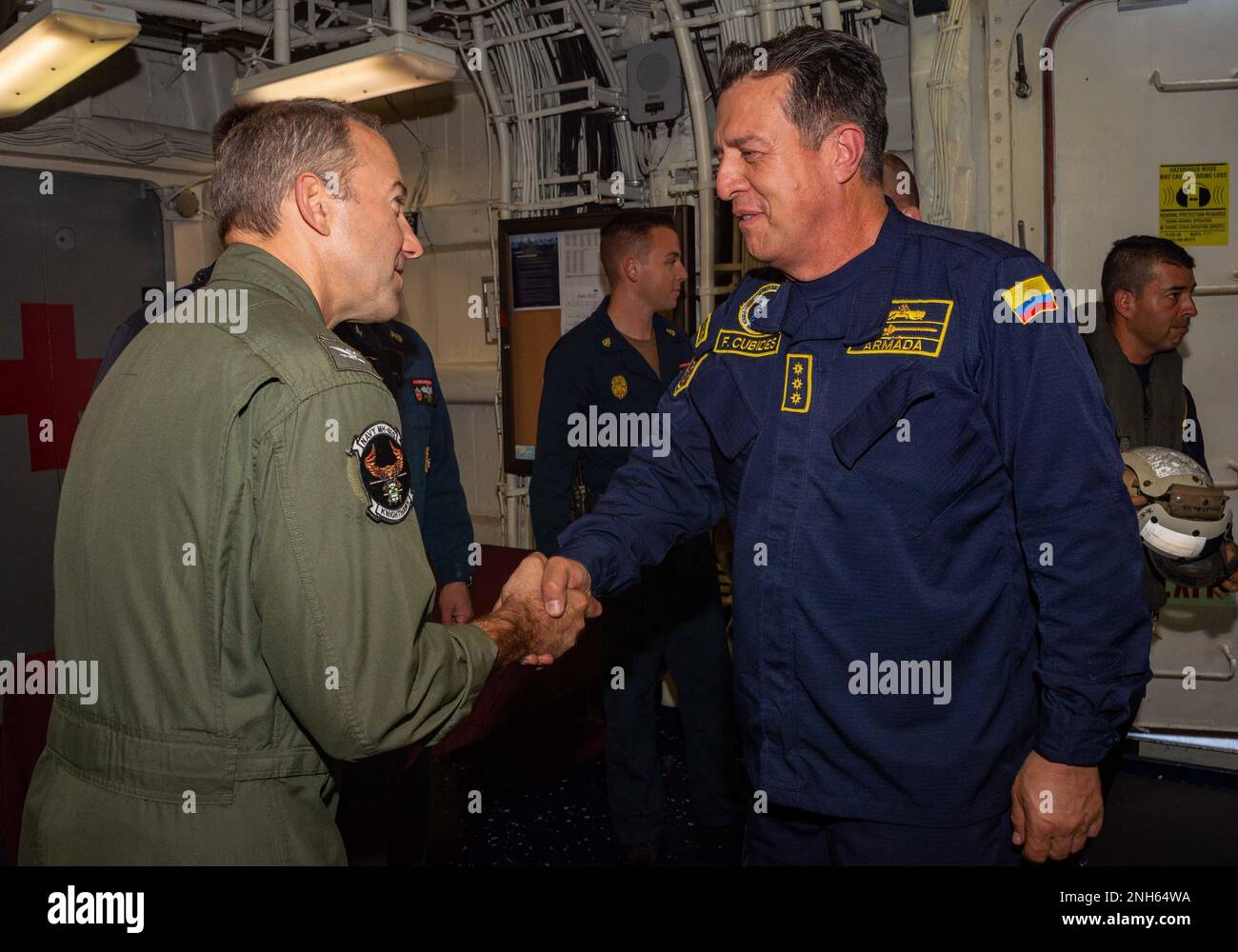 PACIFIC OCEAN (July 19, 2022) U.S. Navy Capt. Aaron Taylor, commanding ...