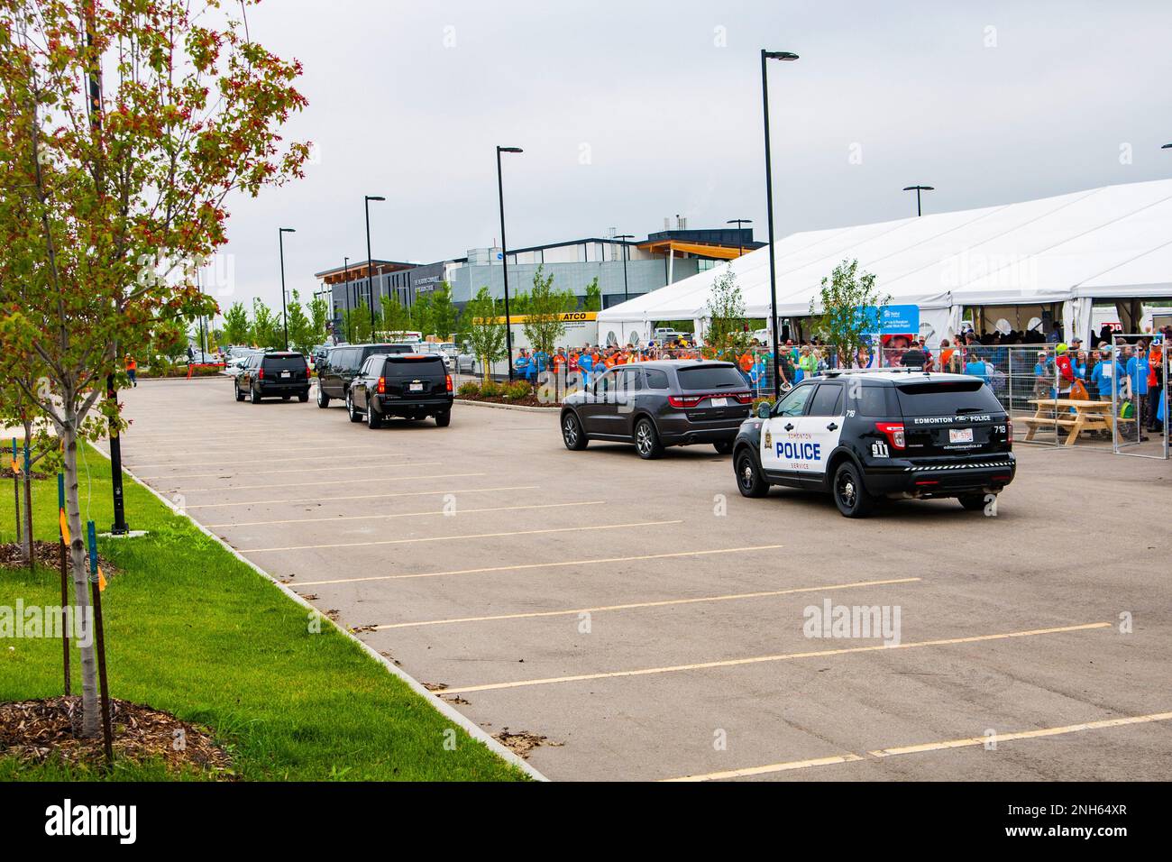Secret Service and Edmonton Police await President Jimmy Carter and ...