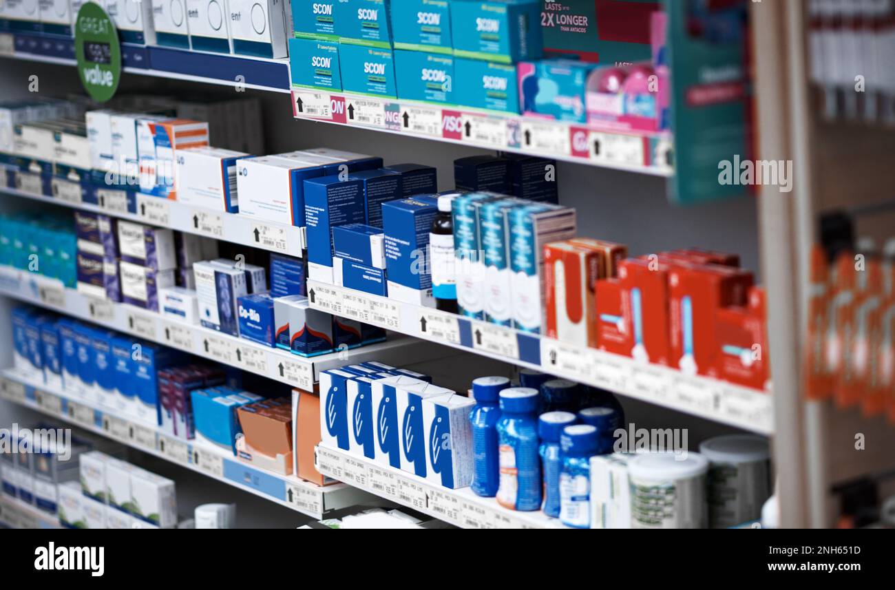 The shelves of the convenience store hi-res stock photography and ...