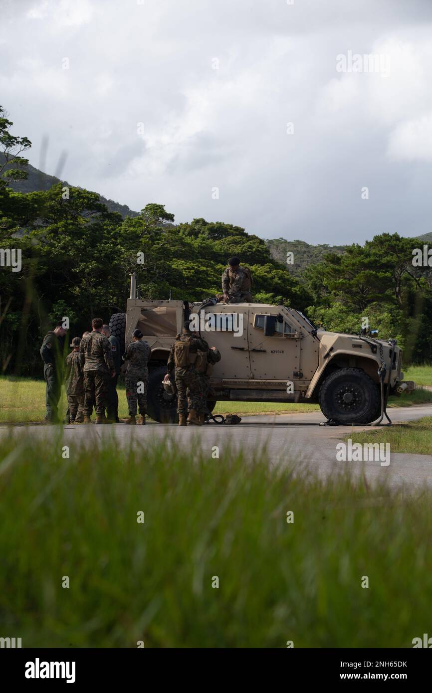 U.S. Marines with Combat Logistics Battalion 31, 31st Marine ...