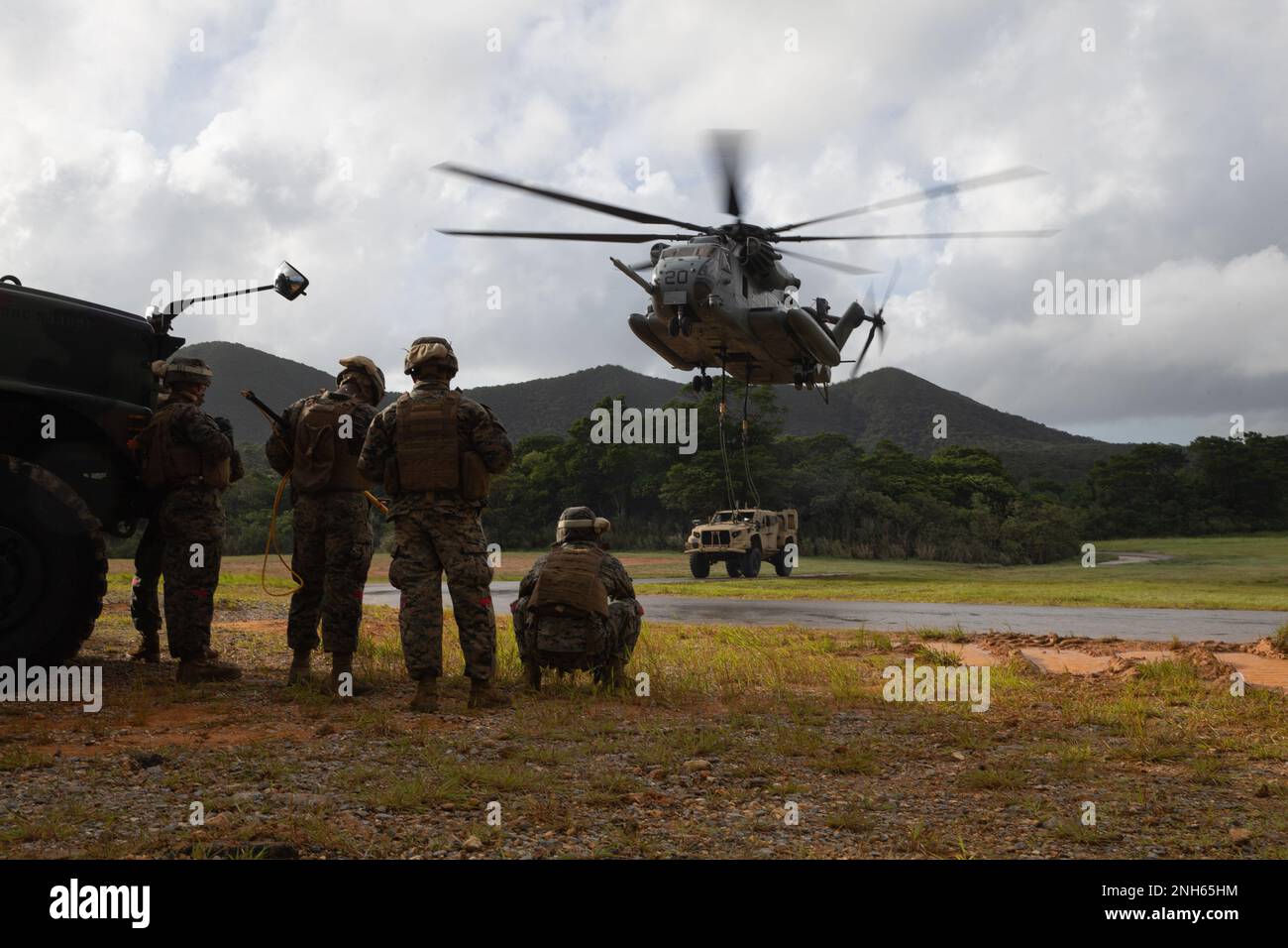 U.S. Marines with Combat Logistics Battalion 31, 31st Marine ...