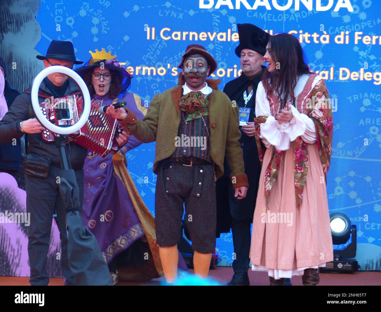 St Mark's Square, Venice, Italy. Feb 20, 2023. The 2023 Venice Carnival ...