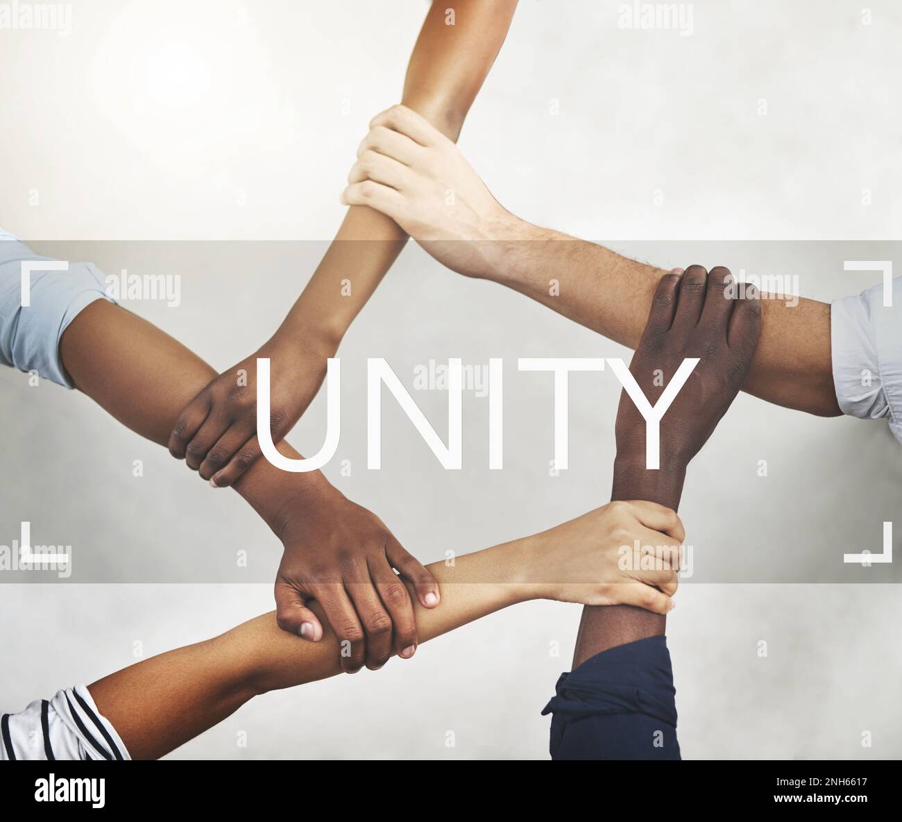 The foundation of business success is teamwork. a group of ...