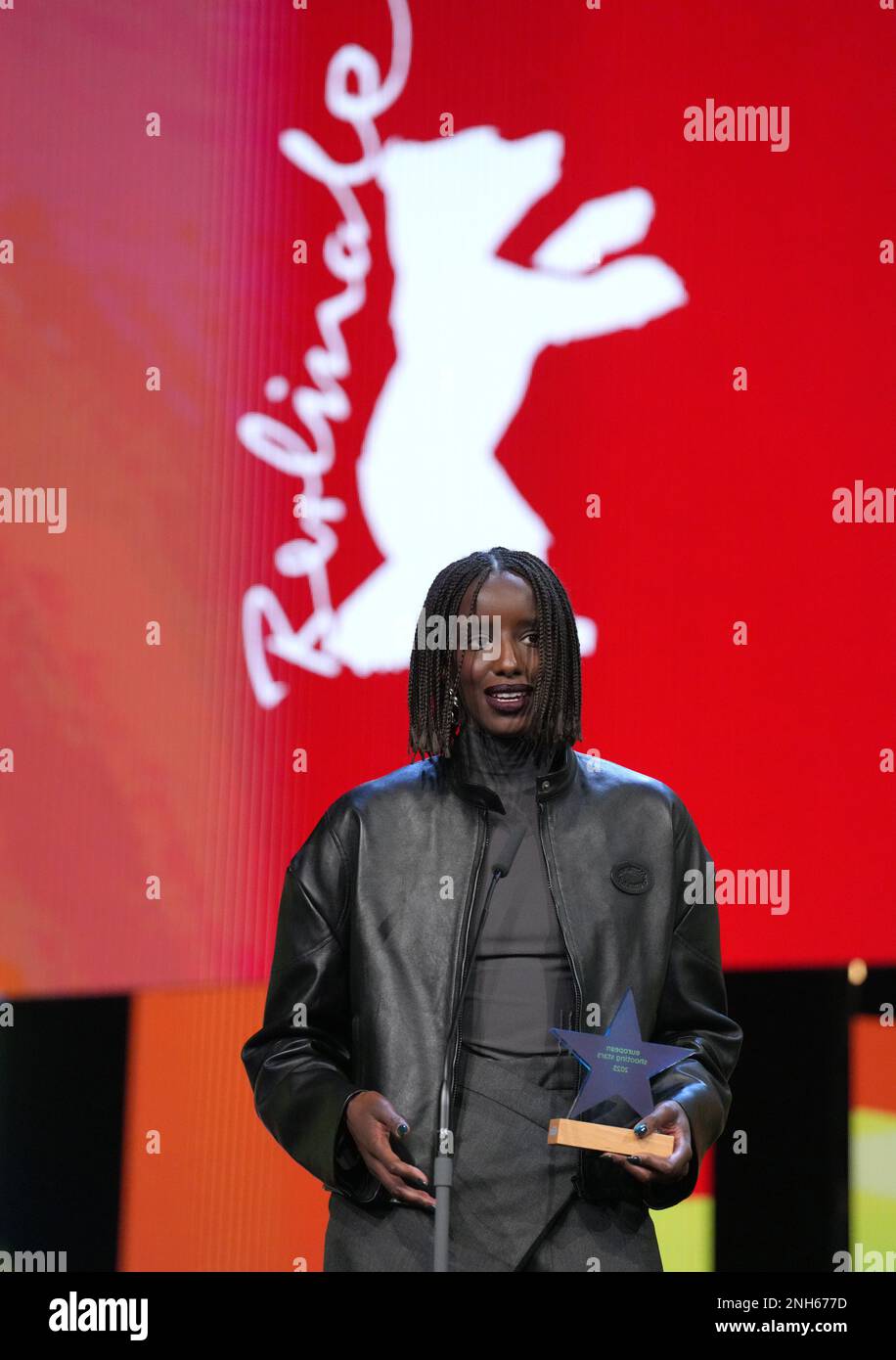 Berlin, Germany. 20th Feb, 2023. Actress Kayije Kagame (Switzerland ...