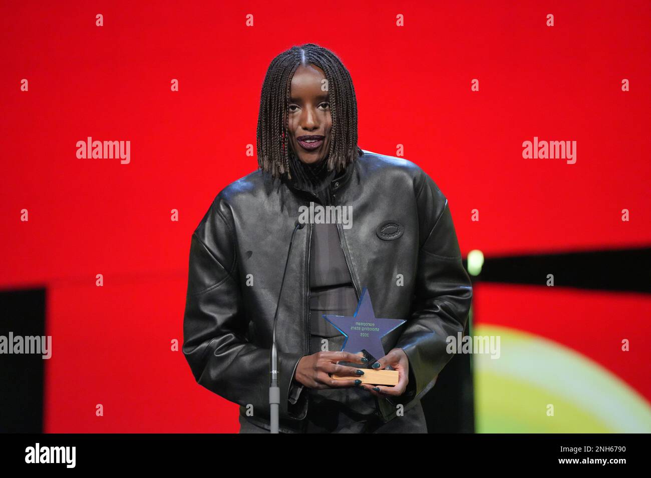 Berlin, Germany. 20th Feb, 2023. Actress Kayije Kagame (Switzerland ...