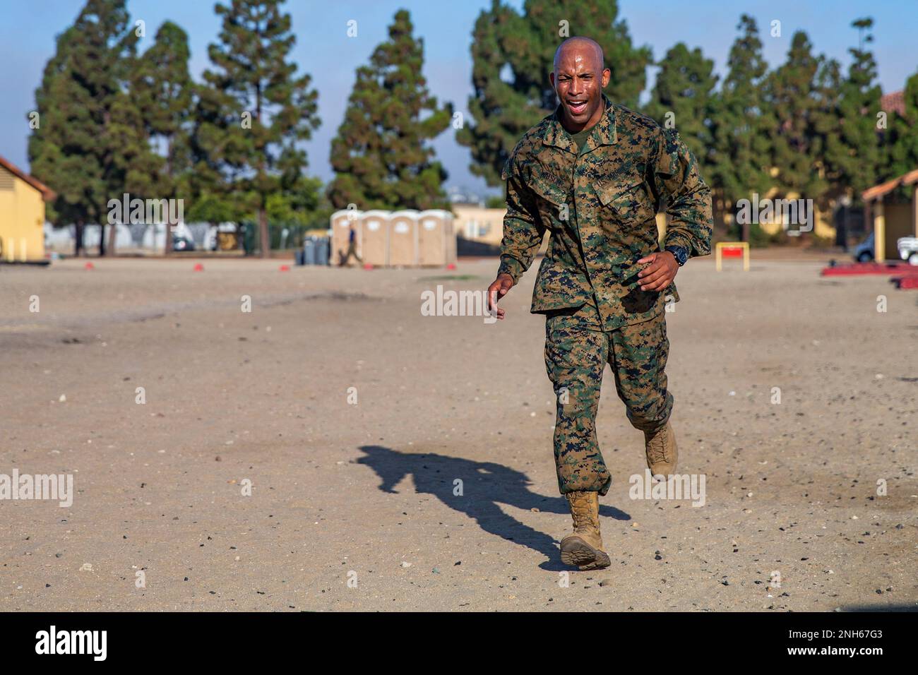 U.S. Marine Corps Sgt. Anthony E. Watson, a student with Drill ...