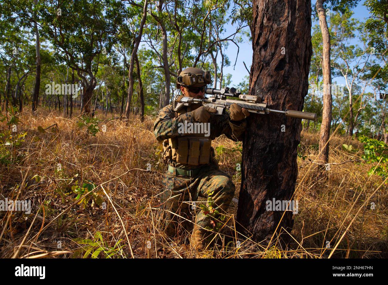 U.S. Marine Corps Cpl. Cory Friedmeyer, a fireteam leader with 3d ...
