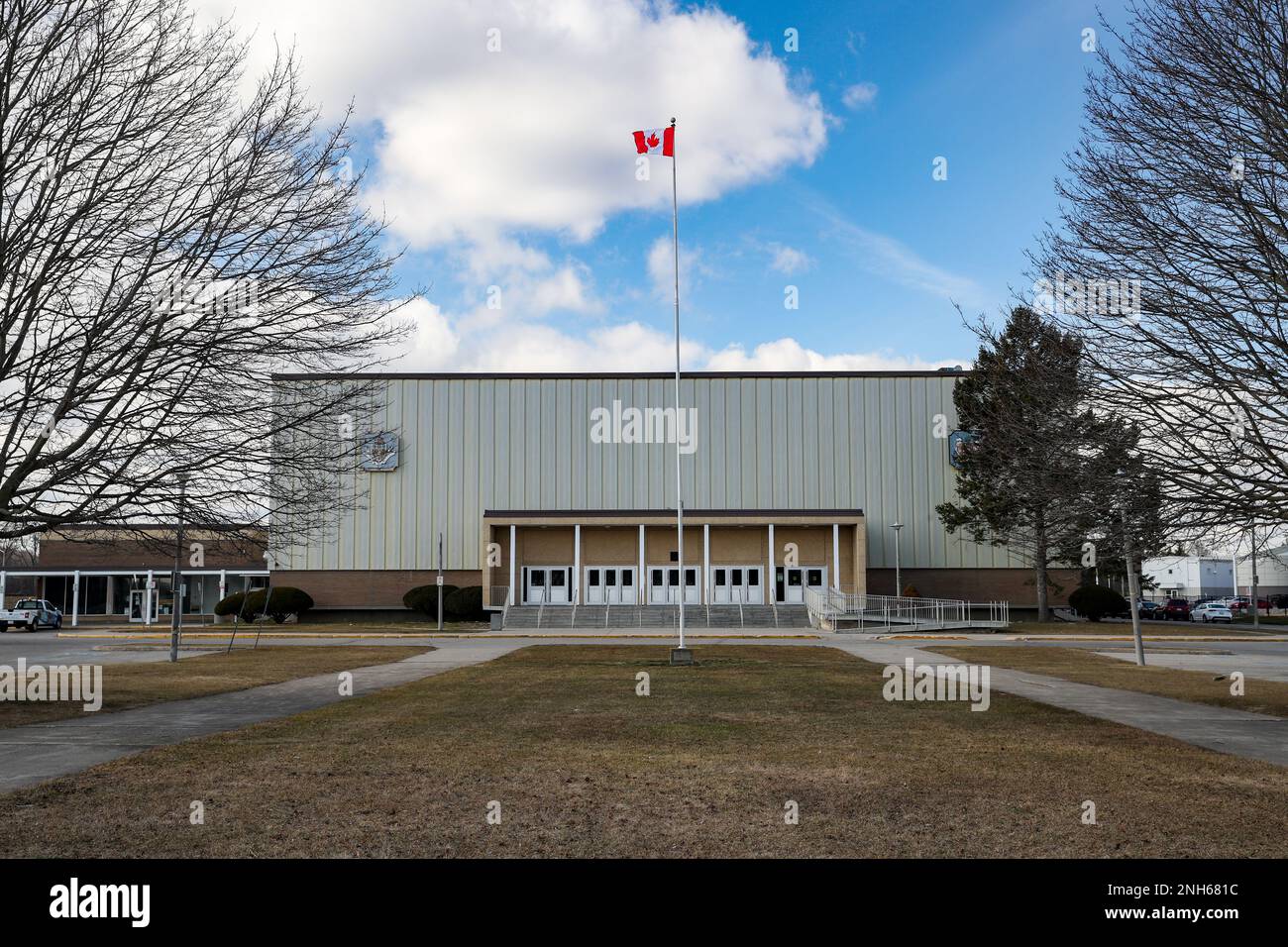 Feb 20 2023, Brantford Ontario Canada. Hamilton Bulldogs of the OHL ... Feb 20 2023, Brantford Ontario Canada. Hamilton Bulldogs of the OHL ...