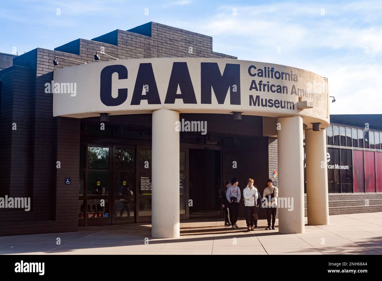 The California African American Museum Stock Photo - Alamy