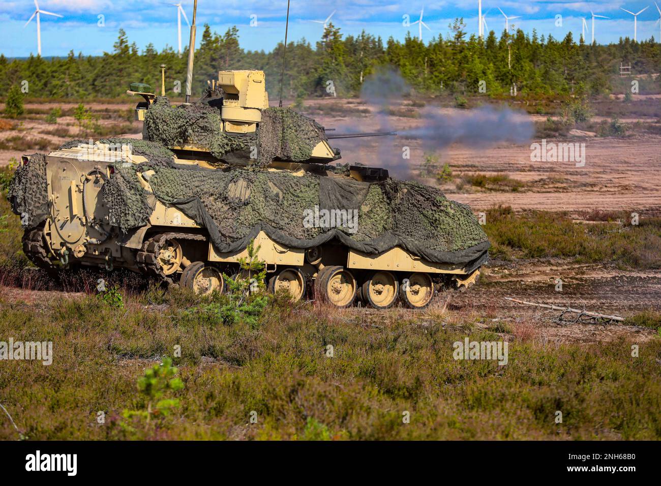 M242 bushmaster chain gun hi-res stock photography and images - Alamy