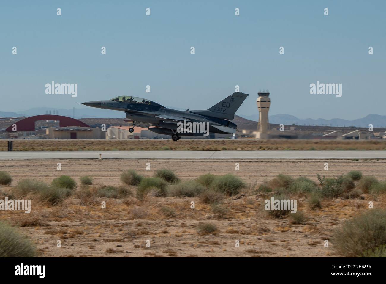 An F-16 Fighting Falcon from the 416th Flight Test Squadron, 412th Test ...