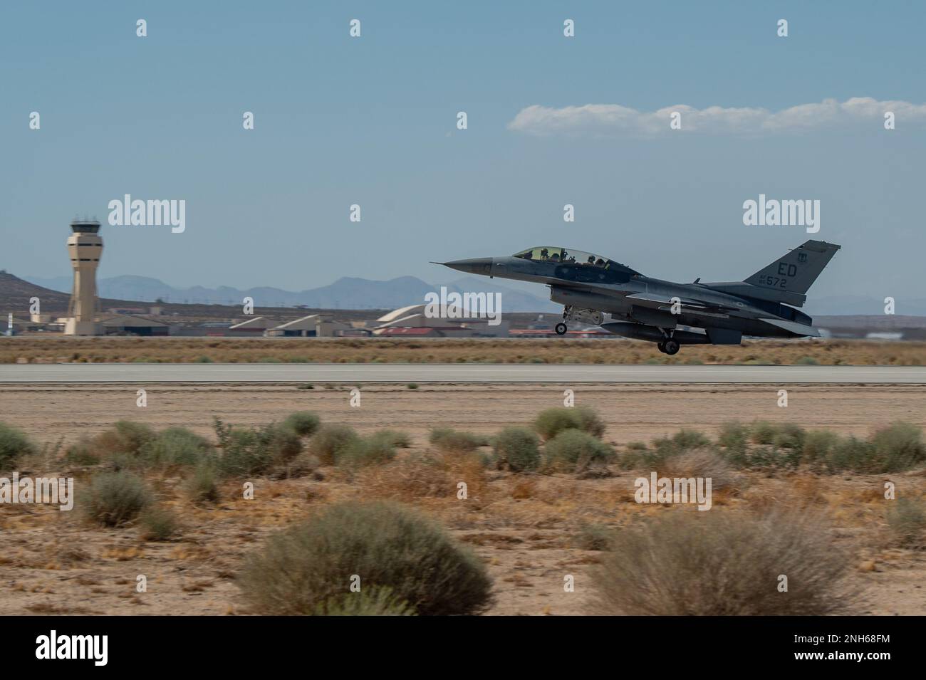 An F-16 Fighting Falcon from the 416th Flight Test Squadron, 412th Test ...