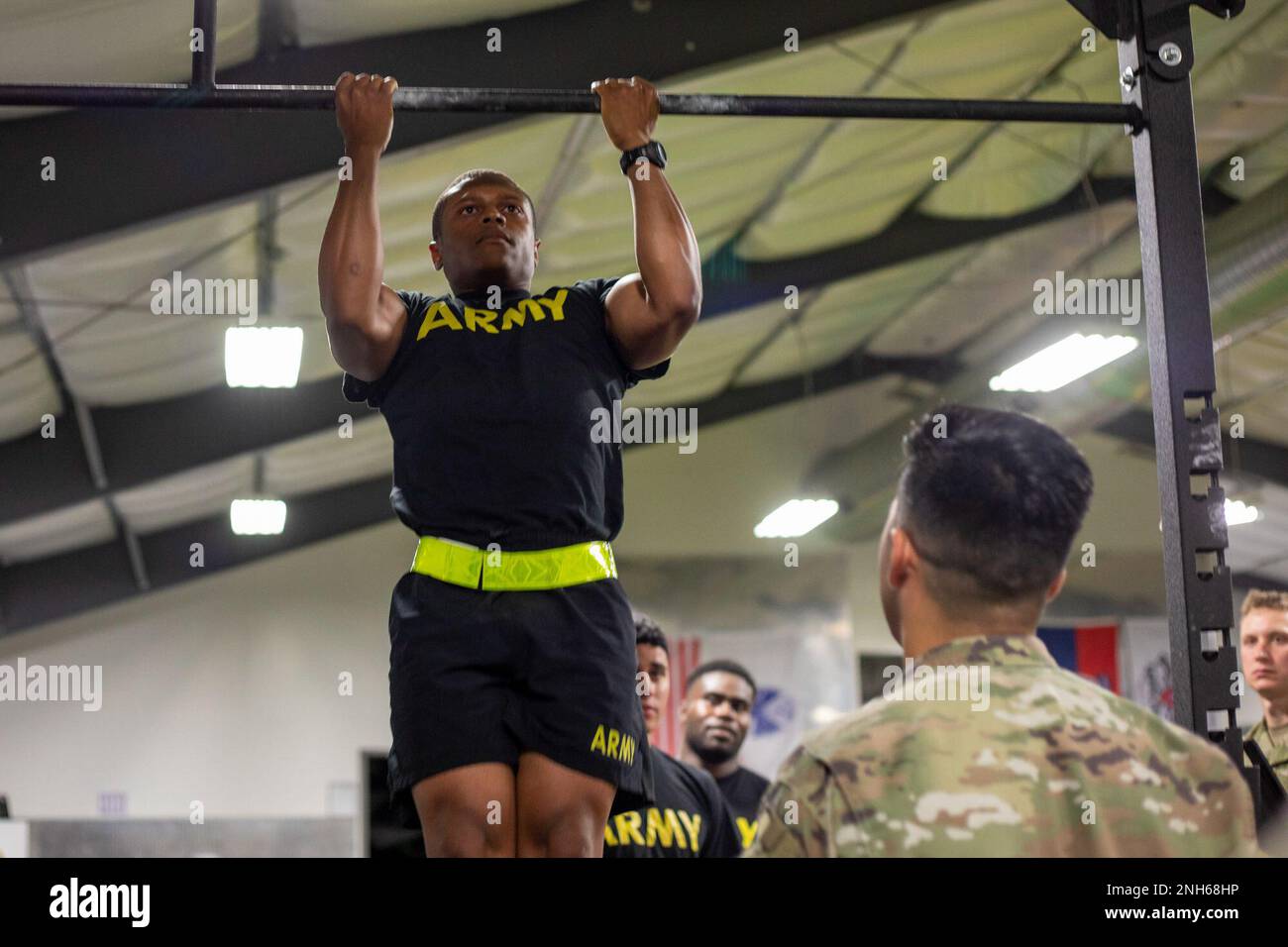 An officer assigned to the 10th Mountain Division Sustainment Brigade ...