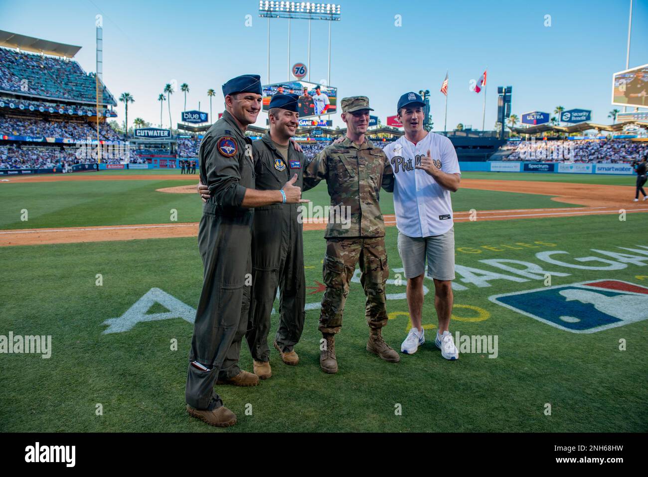 The 412th Test Wing’s Capt. Joshua Rivey, Lt. Col. Michael Fritts and ...