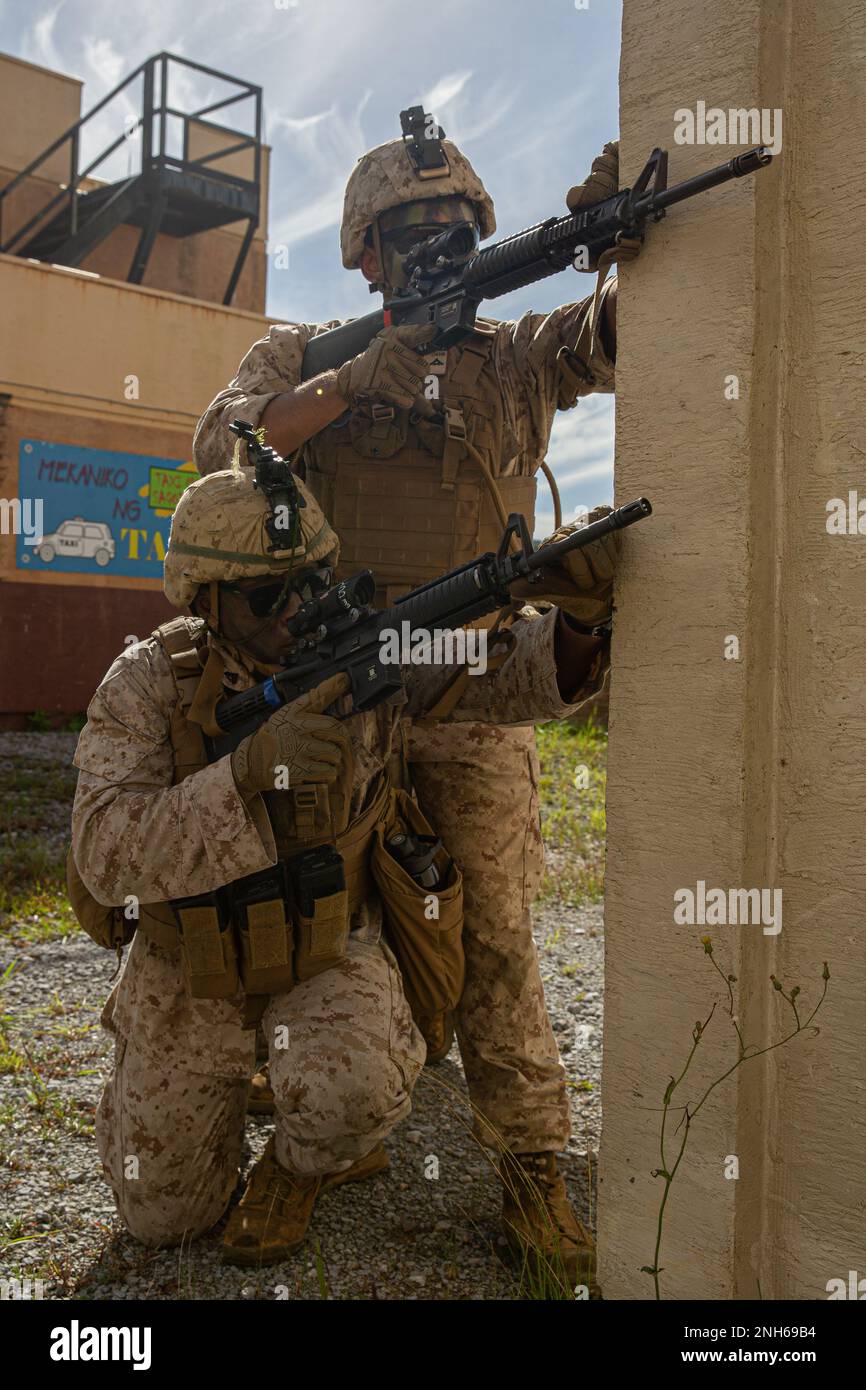 U.S. Marine Corps Cpl. Jason Milfort, an engineer equipment mechanic ...