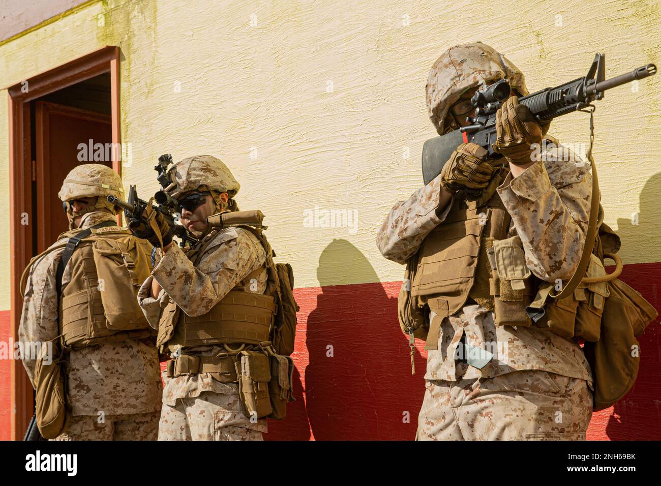U.S. Marines with 3rd Landing Support Battalion, Combat Logistics ...