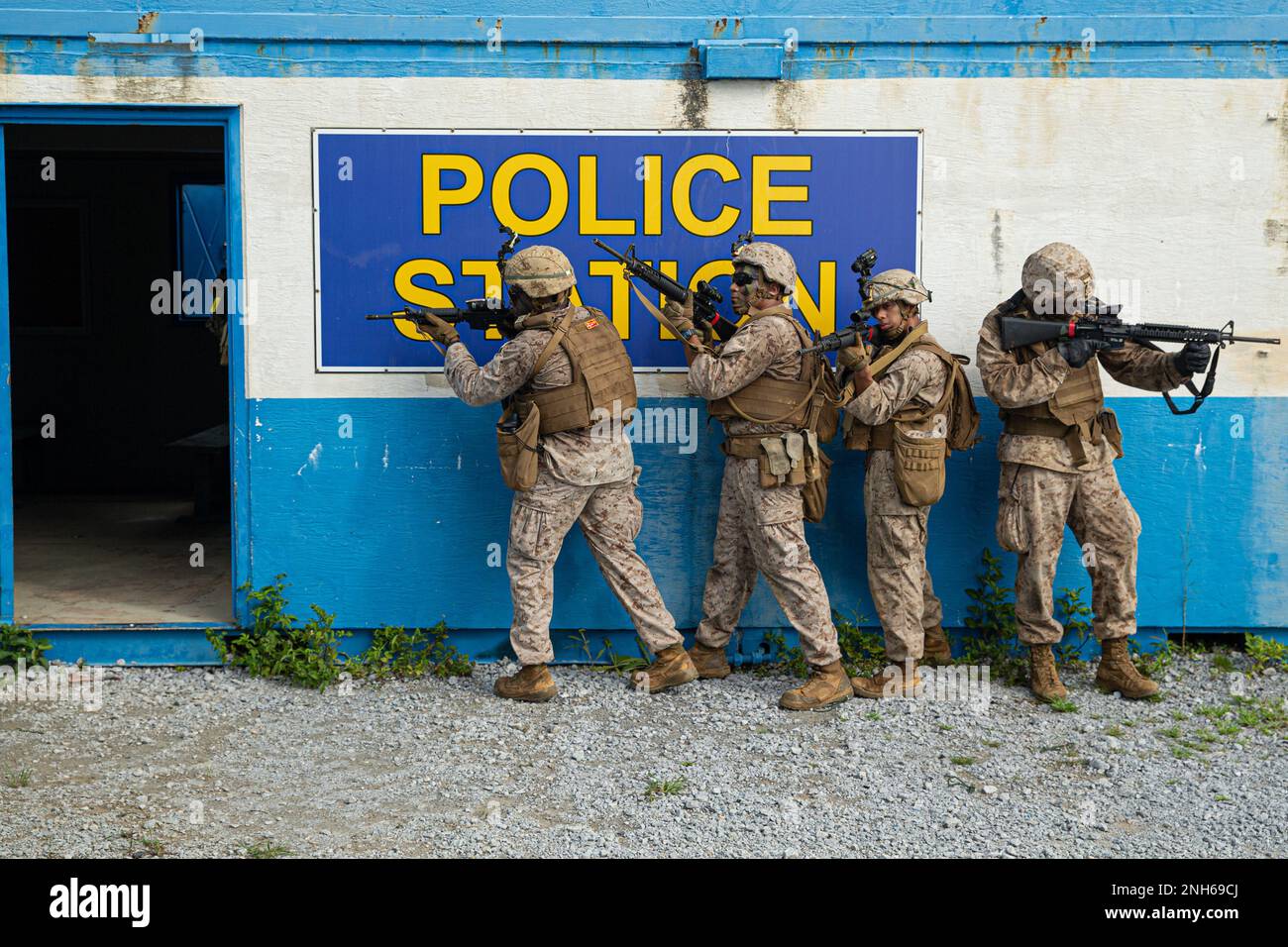 U.S. Marines with 3rd Landing Support Battalion, Combat Logistics ...