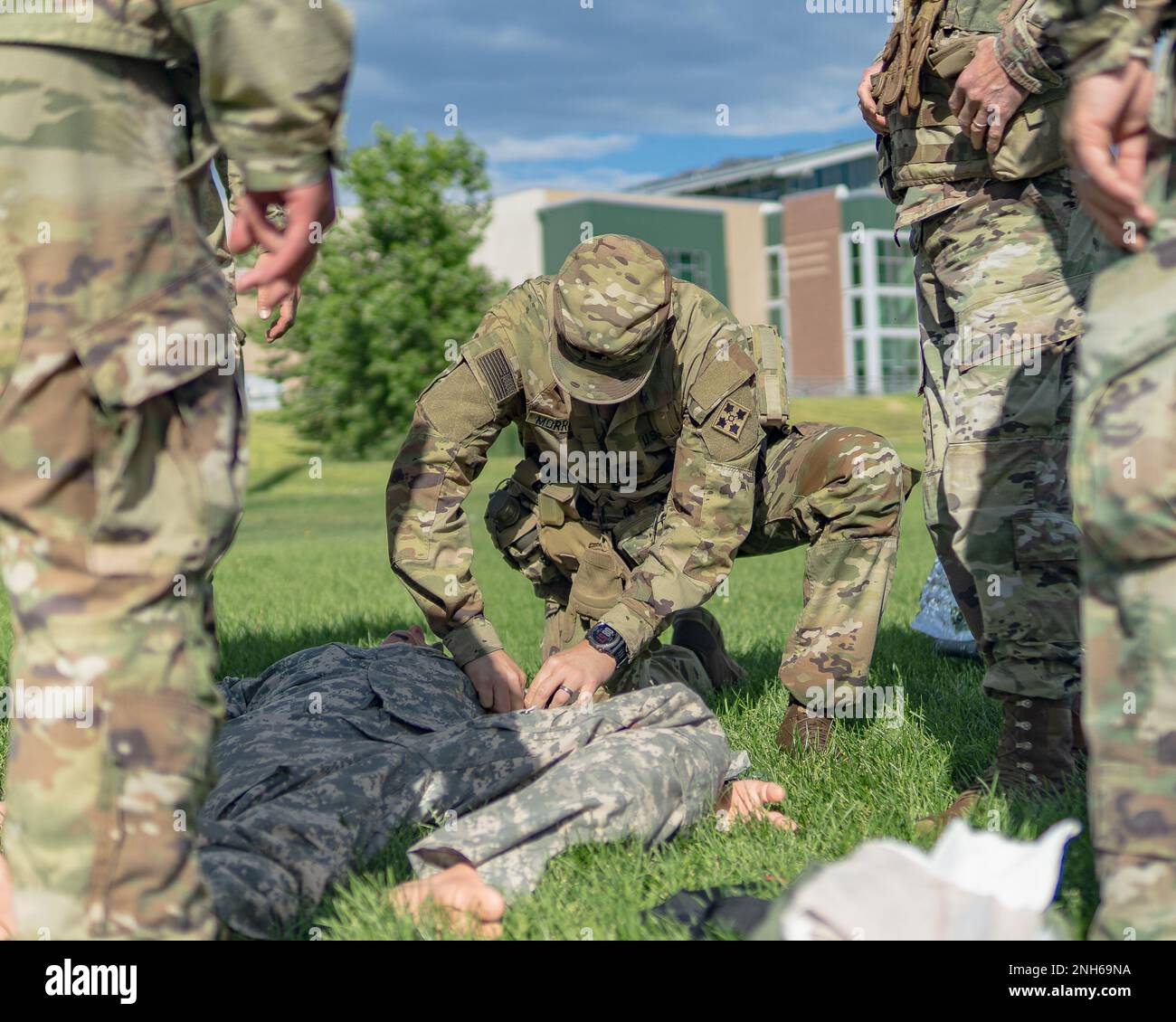 Lt. Col. Aaron Morrison, commander of 2nd Squadron, 1st Cavalry ...
