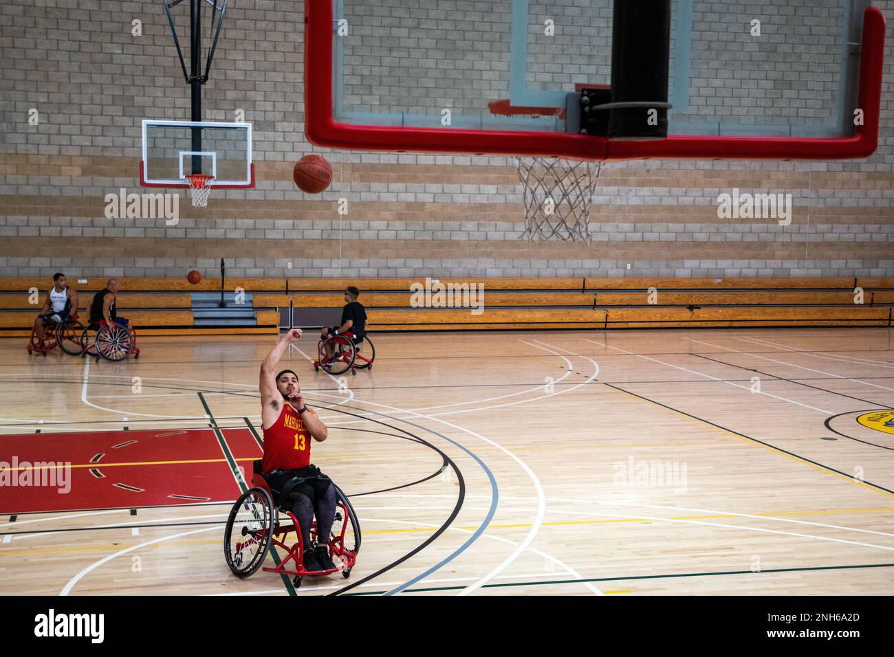 Recovering service members with Wounded Warrior Regiment play ...