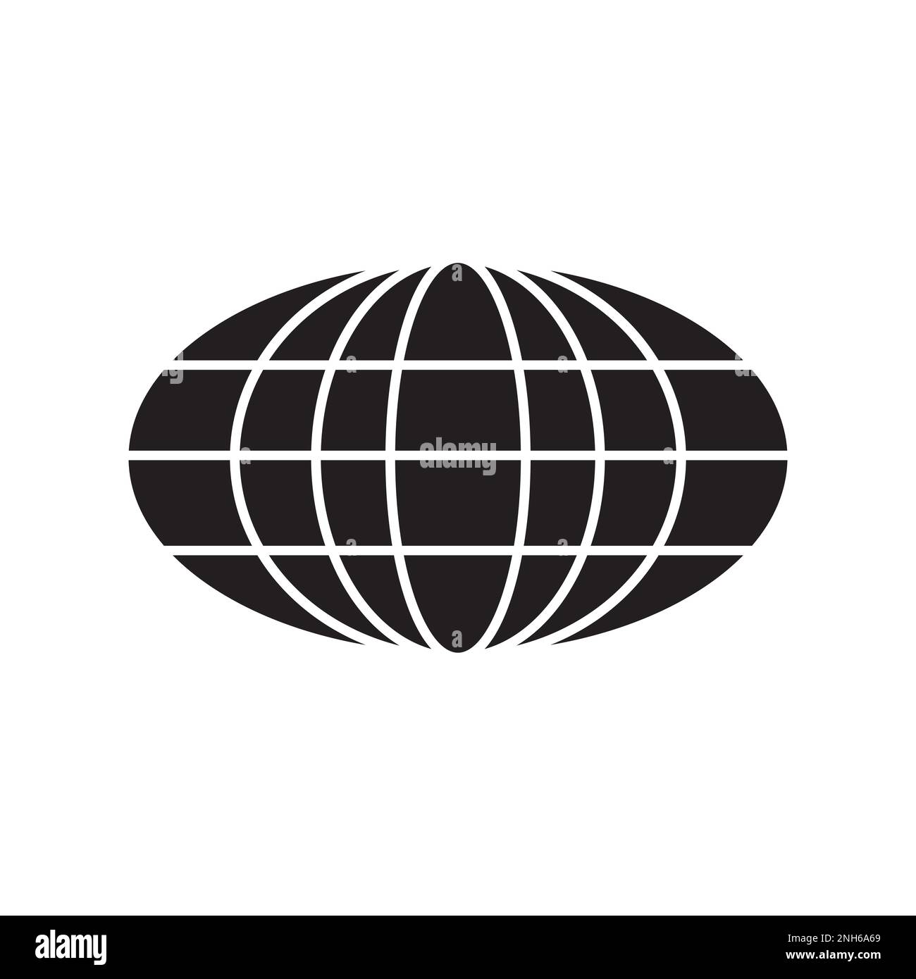 Earth map oval hi-res stock photography and images - Alamy